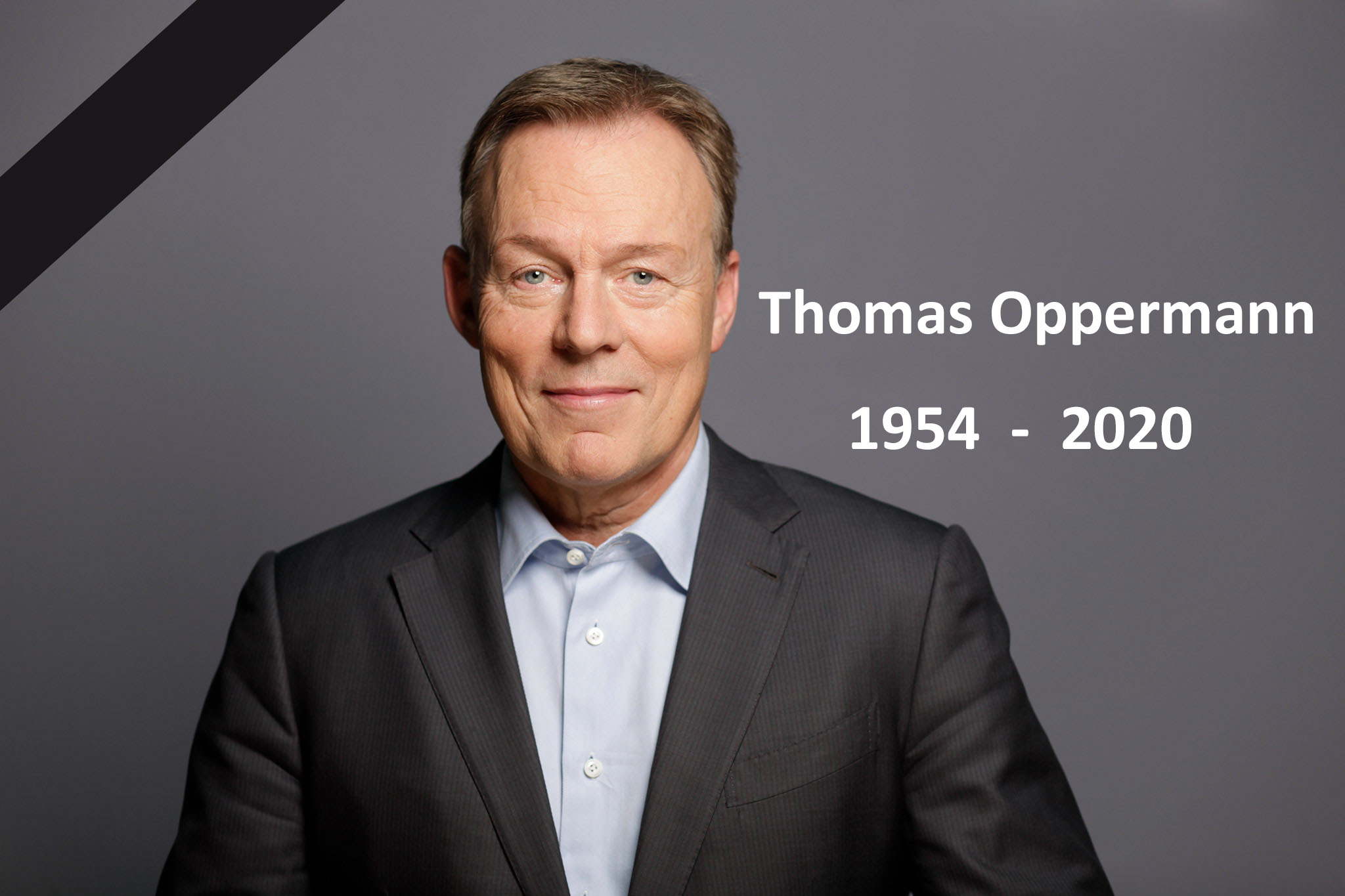 Wir trauern um Thomas Oppermann, der plötzlich und unerwartet im Alter ...